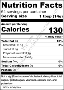 Get Started - Nutrition Facts Label Generator